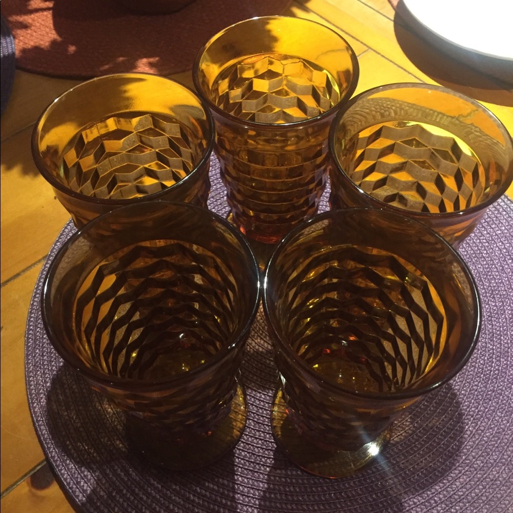 1960’s Amber Glasses - Gem